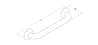 KOHLER | 10540 | Barra de soporte Traditional de 12"