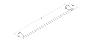 KOHLER | 16147 | Toallero de barra Revival de 30"