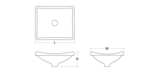 KOHLER | 2833 | Lavabo DemiLav Wading Pool de montaje sobre cubierta