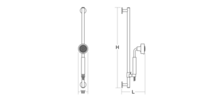 KOHLER | 9059 | Kit de regadera de mano contemporáneo